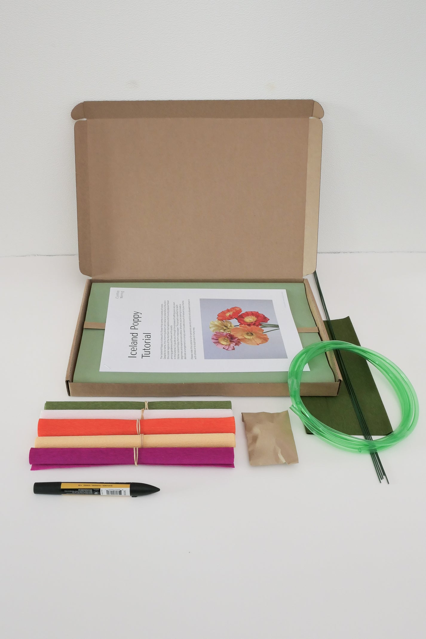 DIY kit paper Poppy – Cynthia Meiring Studio