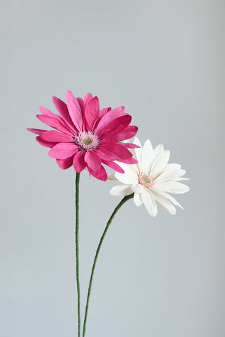 Paper Gerbera Daisy tutorial & templates – Cynthia Meiring Studio