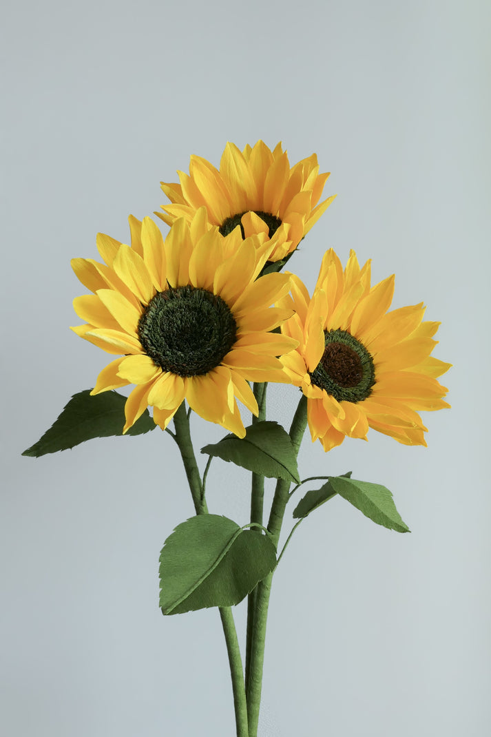 Paper Sunflower tutorial & templates – Cynthia Meiring Studio